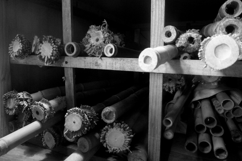 Shakuhachi making process | Atelier Chikudo