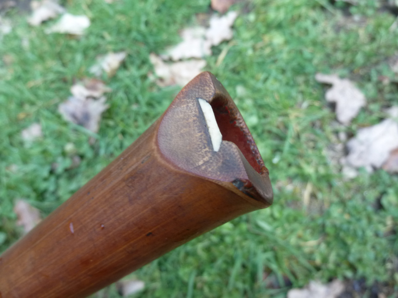 Antique ji-nashi shakuhachi 2.0 in C - Edo period | Atelier Chikudo